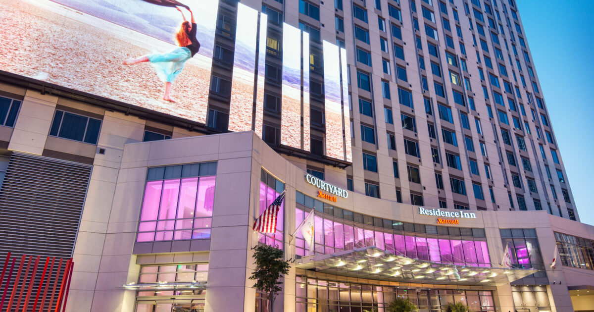 Project Close-Up:courtyard Los Angeles L.a. Live. - DCI Engineers